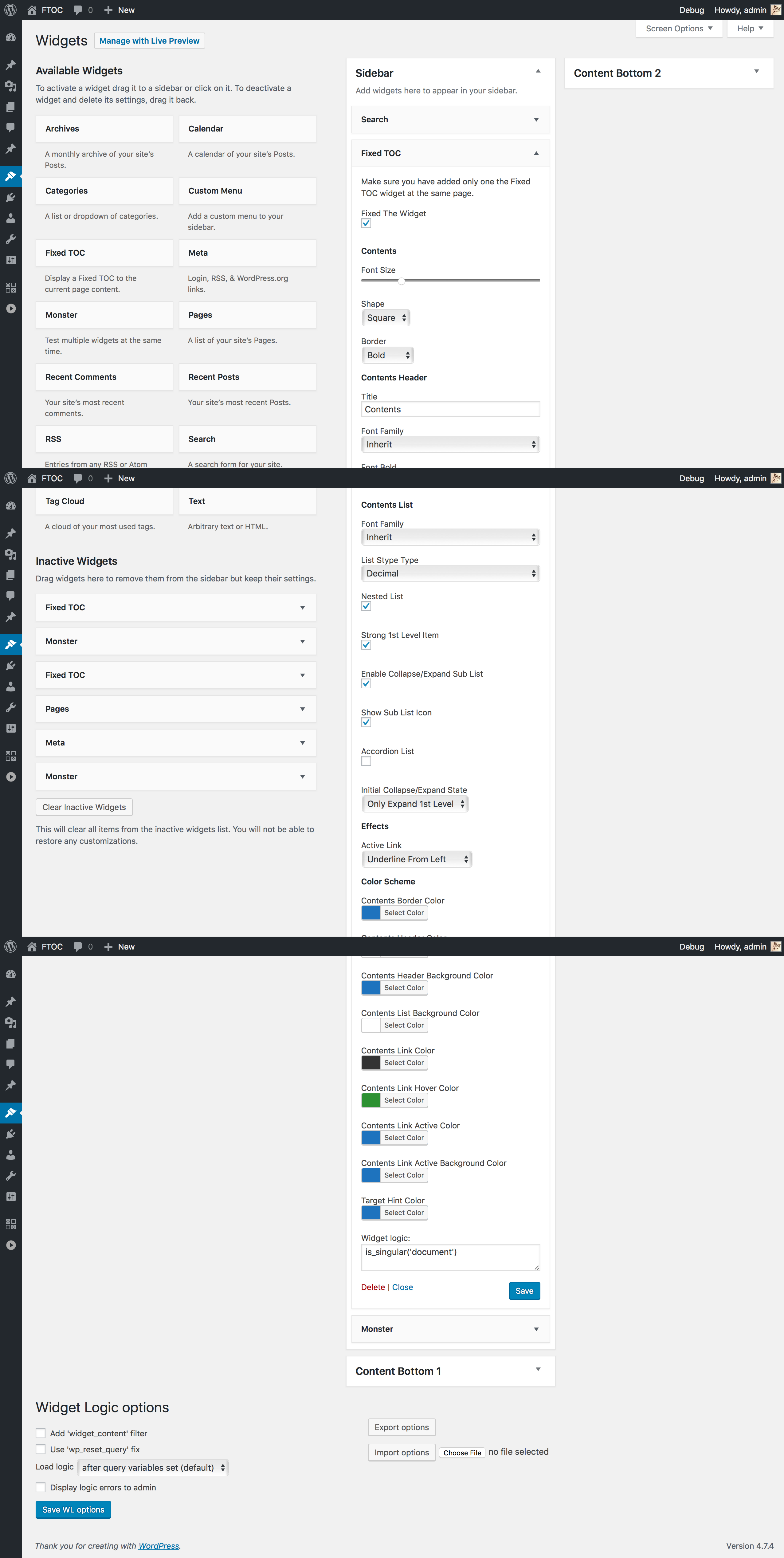 Fixed TOC - table of contents for WordPress(wp) plugin by wphigh | CodeCanyon